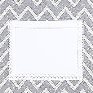 MAX Houser Fabric Cloth Storage Bins,Foldable Storage Cubes Organizer Baskets with Dual Handles for Home Bedroom Storage,Set of 6 (Grey)