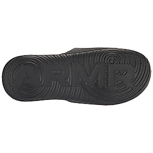 Under Armour Boys' Big Kid Ansa Fixed Strap, (007) Black/Black/Yellow Ray, 5