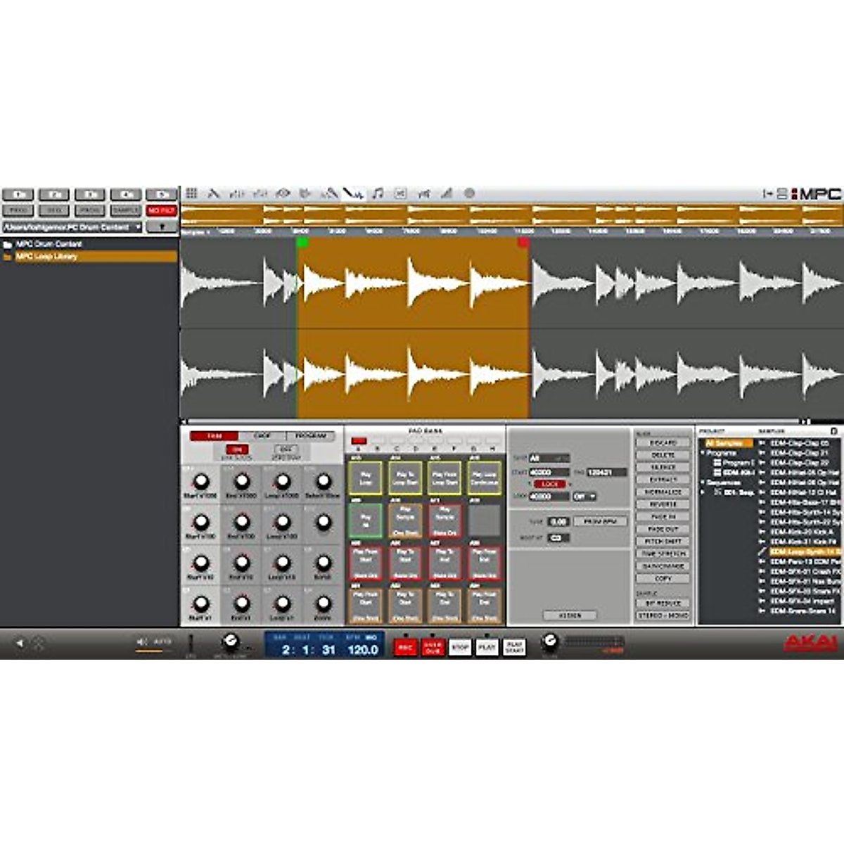 Akai Professional MPC Studio Black | Ultra-Portable MPC With MPC Software (Download), USB Power, LCD Screen, Touch Sensitive Encoders, Brushed Aluminium Body & Data Dial