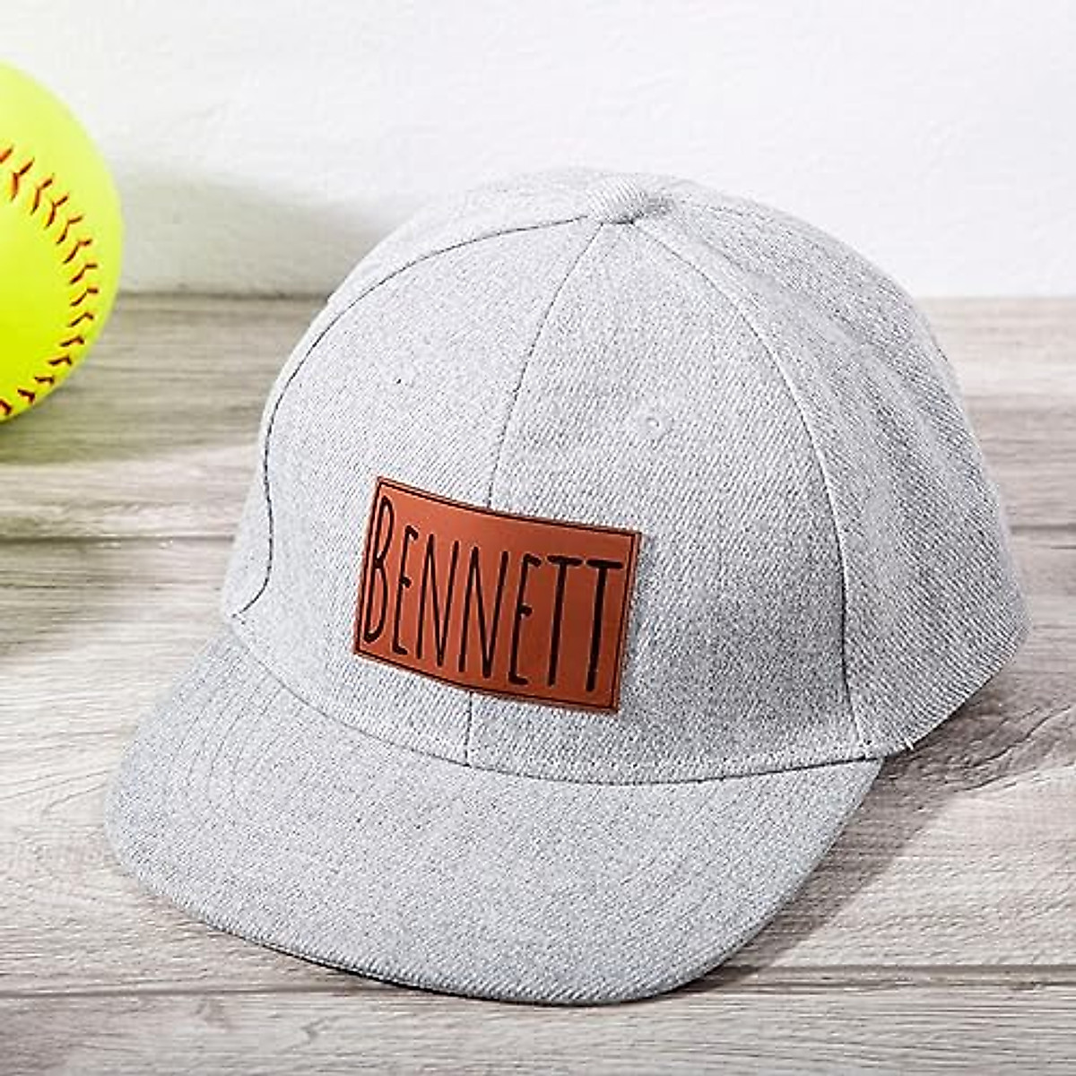 Personalized Toddler Baby Hats,Custom Baseball Caps with Name,Adjustable Snapback Truck Caps for Infants,Softball Caps for Boys Girls and Adults(Style-A)