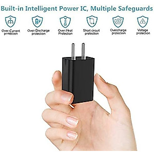 Fast Wall Charger & 5ft USB Type C Charging Cable Cord fit for TCL Flip Pro, Cricket Influence Icon 2/3, Cricket Ovation 2 Debut Dream, ATT Calypso 2 Radiant Max, Sonim XP3 Plus XP8 XP8800 Phone