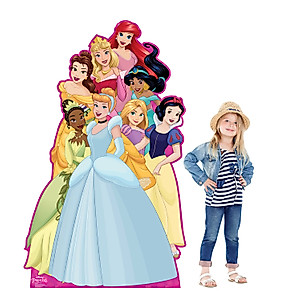 Cardboard People Princess Collage Life Size Cardboard Cutout Standup - Disney