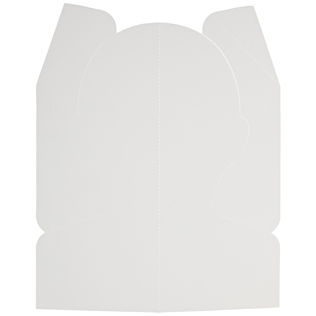 Roylco Stand-Up Self Portrait Art Project Kit - 6 1/4 x 9 inch - Pack of 40 White