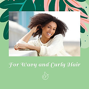 Wellnesse: Smoothing Shampoo - For Wavy, Curly Hair - 8 oz - Coconut and Verbena Leaf - Moisturizing, Curl Active Formula - Cruelty-Free, Non-GMO, No Parabens, Sulfates, Silicone