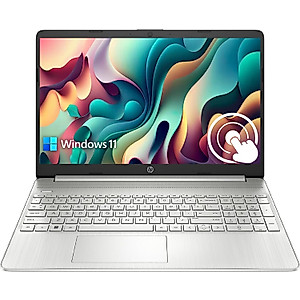 HP 2023 Newest Laptop, 15.6" HD Touchscreen, Intel Core i3 1115G4 up to 4.1GHz, 32GB RAM, 1TB SSD, Intel UHD Graphics, Wi-Fi, Bluetooth, Numeric Keypad, Windows 11 Home in S Mode, ‎Natural Silver