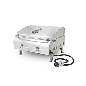 Pit Boss Grills 75275 Stainless Steel Two-Burner Portable Grill