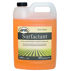 Liquid Harvest Concentrated Surfactant for Herbicides Non-Ionic Gallon (128oz), Increase Product Coverage, Increase Product Penetration, Increase Product Effectiveness