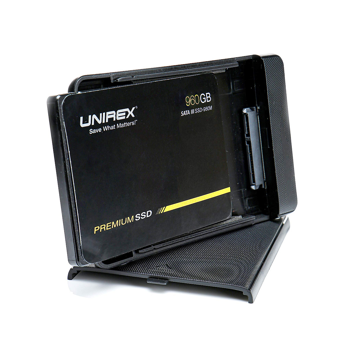 Unirex 960GB Portable External SSD SATA LLL Solid State Drive 3D TLC/QLC