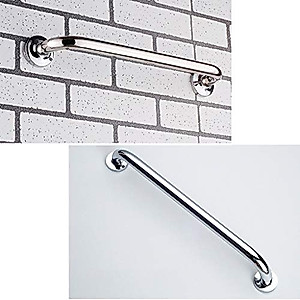 CRODY Bath Wall Attachment Handrails Grab Bar Rails Bathroom Grab Bar-Kitchen Handrail-Safety Stainless Steel Toilet Armrest-Towel Rack,Non-Slip Durable for Disabled Elderly