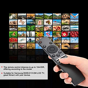 Ueohitsct Smart LCD Television Remote Controller Replacement for Samsung BN59-01312M