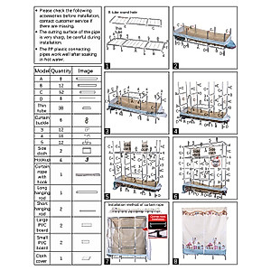 ZZBIQS Extra Large Clothes Wardrobe Storage Closet, Portable Garment Organizer Shelves Rack, Flannel Fabric Cover Standing Closet with Hang Rod and 2 Side Pockets(Blue)