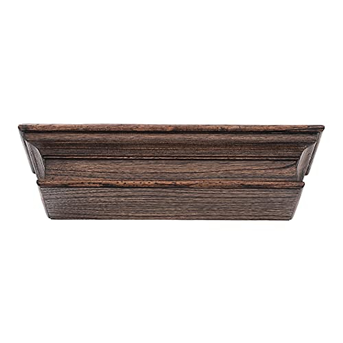 NovaSolo Halifax Mindi Wood Floating Wall Shelf - Medium in Black Wash