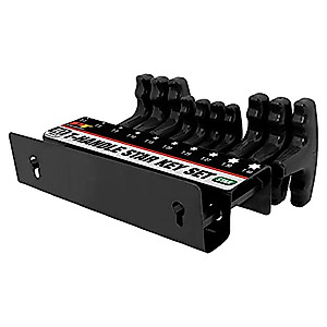 Performance Tool W80276 10-Piece Star T-Handle Allen Wrench Set, Long Arm Hex Key Wrench Set