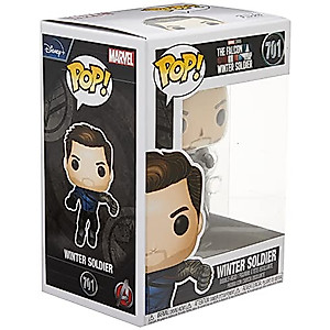 POP Funko Marvel: The Falcon and The Winter Soldier - Winter Soldier Multicolor, 3.75 inches, Standard