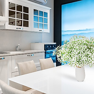 DYYHSDPU Baby Breath Artificial Flowers Bulk(12 pcs) Upgrade Faux Flowers Gypsophila, for Home Garden Decoration, Wedding Party, DIY Bouquet Filler. (White)