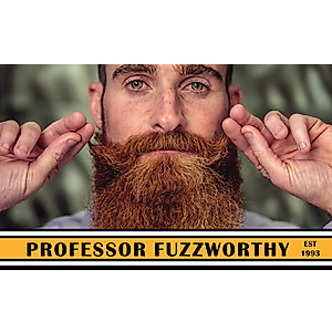 Beard Care Kit Professor Fuzzworthy Beard Conditioner Balm & Best Beard Shampoo Bar - All Natural Chemical Free - Organic Essential & Kunzea Oils - Tasmania Australia