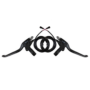 Ebike WUXING 115PDD E Brake Lever Electric Bicycle E-Scooter Bicycle Cut Off Power Brake 2 Pin SM Connector for MTB Road Bike Conversion Kit