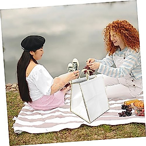 Kisangel Tote Bags Packing Insulation bags tote bags cooler bags insulated delivery bag catering bag thermal bag pizza bird's nest storage bag food nonwoven peritonealwaterproof