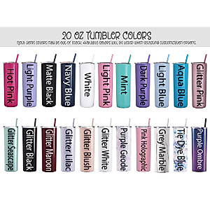 AVITO 20 oz Teacher Tumbler - Personalized Gift for Teacher - Stainless Steel Tumbler with Lid and Straw - Gifts for Teacher - Teacher Life Tumbler - Teacher Gifts