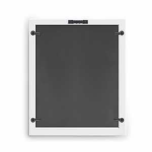 Powlankou 200 Piece Picture Hanger Kit, Including 100 Sawtooth Picture Frame Hangers and 100 Frame Turn Buttons with Screws