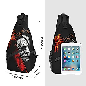 Urseow Backpack Sports Crossbody Sling Backpack Sling Bag Chest Bag Outdoor Casual Travel Backpack