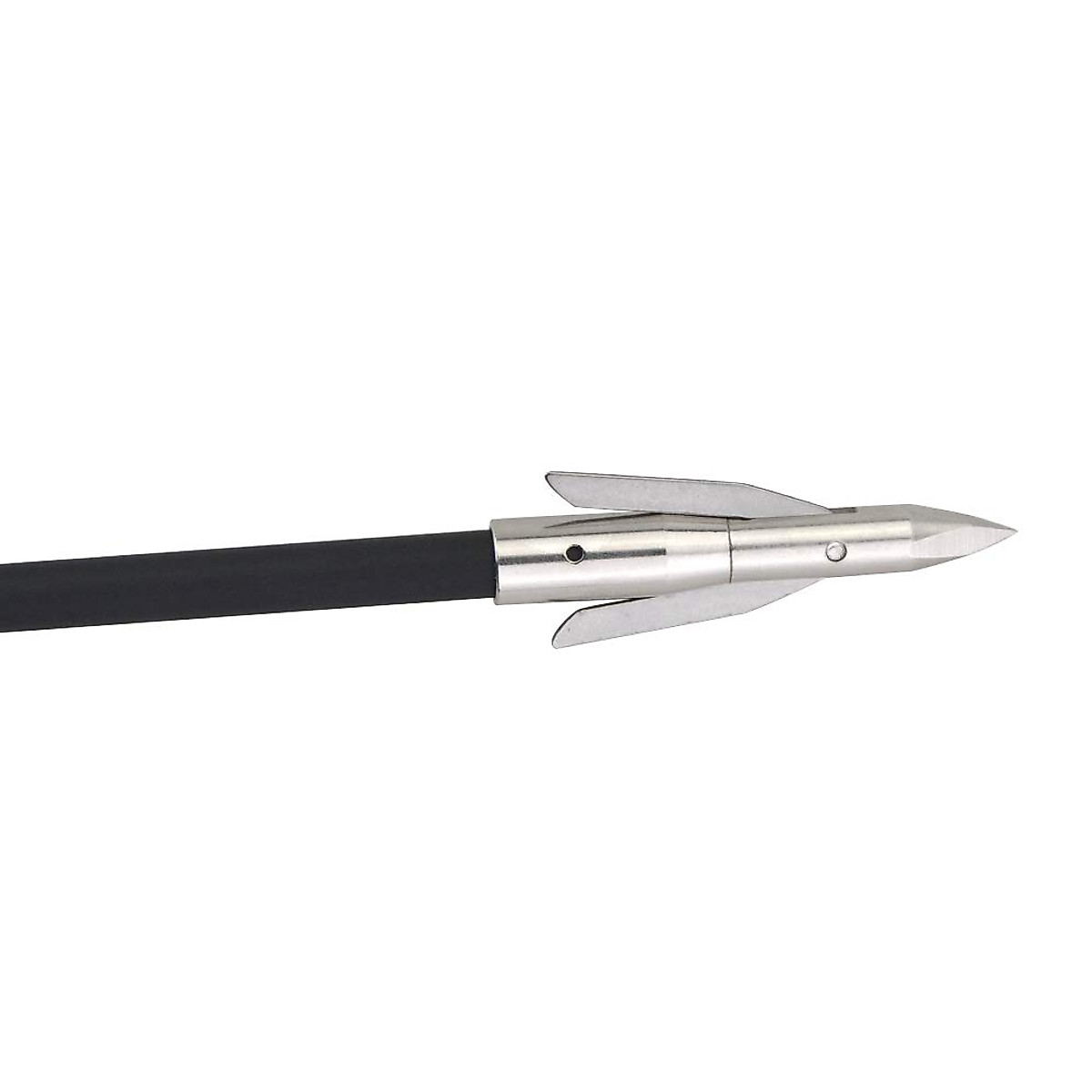 SHARROW 6/12 Pcs Archery Bowfishing Broadheads Stainless Steel Arrowhead Arrow Point Hunting Broadheads 288 Grain 2 Blades Screw in Arrow Tips (6 pcs)