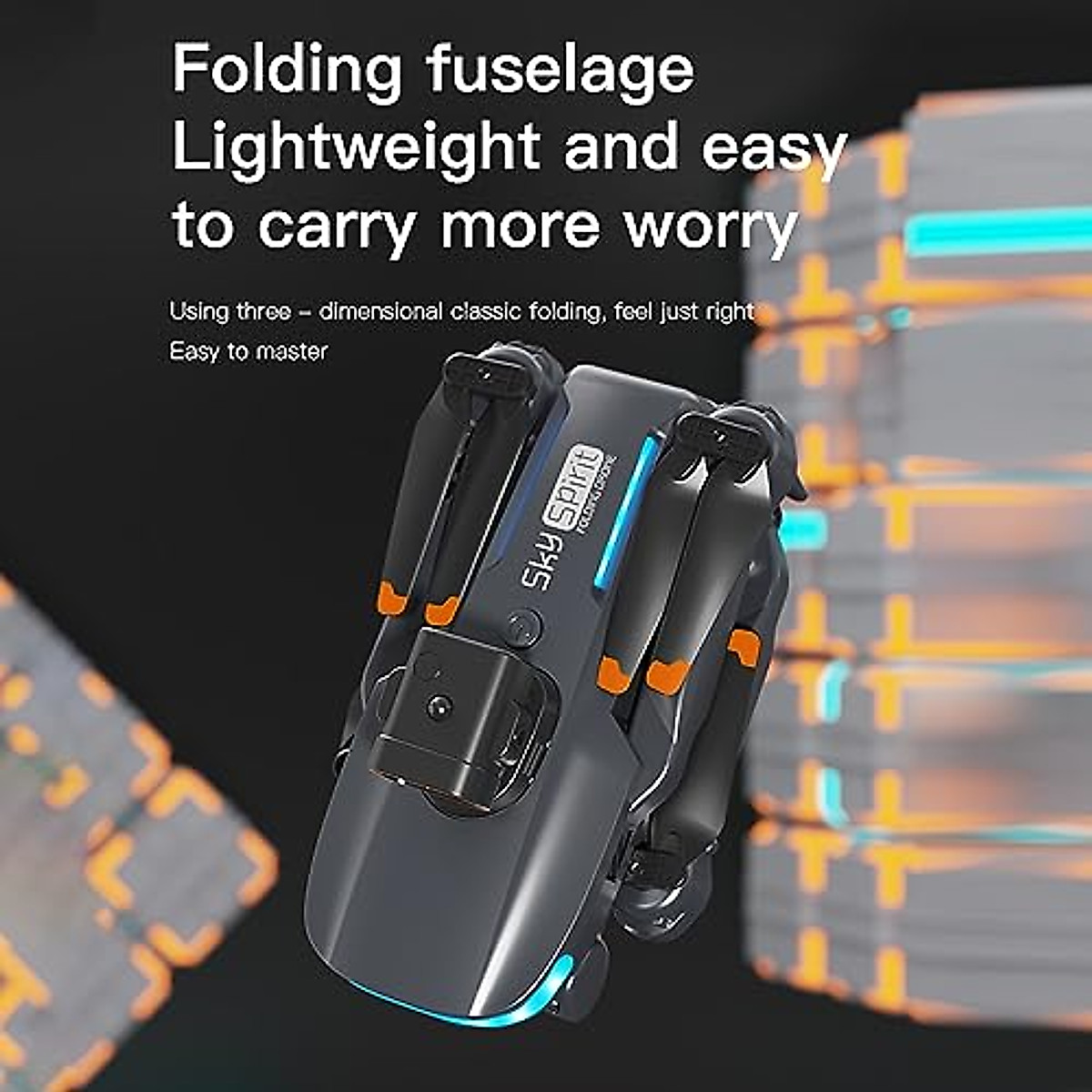 GoolRC Remote Control Drone with Camera 720P Dual Camera Obstacle Avoidance WiFi FPV Storage Bag Package Trajectory Flight Gesture Photography Follow Flight