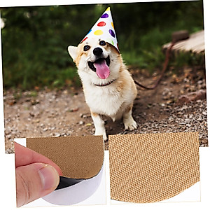 Toddmomy 1 Pair Pet Ear Erector Pet Ear Tape Puppy Ear Standing Tape Dog Ear Post Sticker Dog Ear Stand up Tool Dog Ear Correction Puppy Ear Support Stickers Husky Non-Woven Fabric Puppies