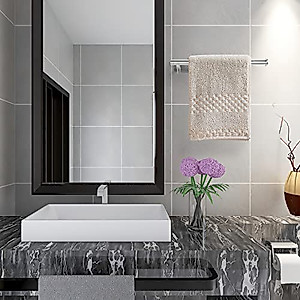 Elyum Paper Towel Holder Under Kitchen Cabinet Self Adhesive or Drilling, Spliceable Paper Towel Holder Wall Mount Sturdy and Durable Stainless Steel Towel Roll Rack for Bathroom(13 Inch, Silver)