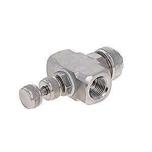 Heyiarbeit 1/4BSP Female Thread 130 Degree Round Spray Air Atomizing Mist Nozzle 304 Stainless Steel