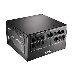 XPG Core Reactor Modular PSU: 80 Plus Gold - ATX - Fully Modular Power Supply - 10 Year Warranty - 850 Watt