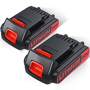 3500mAh LBXR20 Battery for Black and Decker 20V Battery Replacement 20Volt Max Lithium-ion LB20 LBXR20 LBXR2020 20V Lithium-ion Weed Eater Trimmer Cordless Tool Battery 2Pack Just for Black and Decker