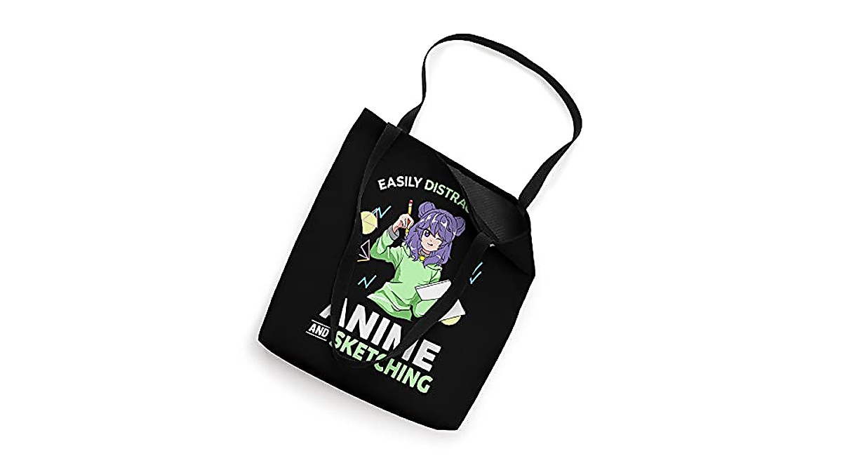Anime & Sketching Tote Bag - Perfect for Fans and Artists