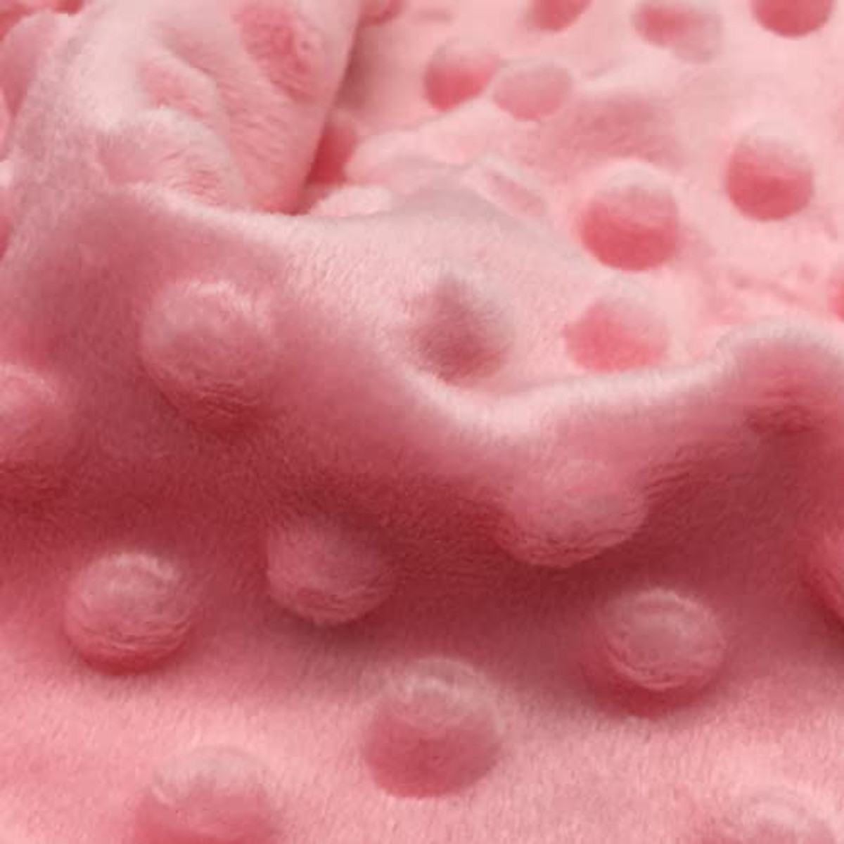 Upalupa Bunny Lovey Blanket and Minky Dot Fabric Tags Security Blanket, Pink