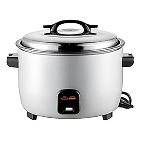 Commercial rice cooker 30 Cups Uncooked Rice Large Capacity, keep warm mode, NSF certified for restaurant, 110V, nonstick inner pot White xh-219