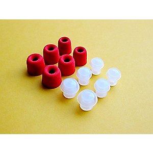 12pcs (RDMF-CLNMH-Sc)- S/M/L Premium Memory Foam and Noise Isolation Replacement Earbuds Eartips Compatible with Monster Turbine Pro, Gratitude, DNA, and Diesel VEKTR in Ear Earphones