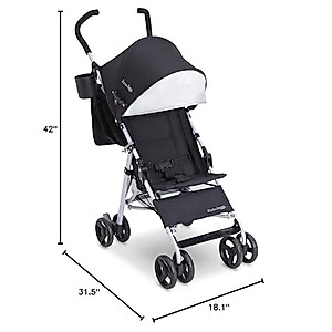 Jeep North Star Stroller – Lightweight Stroller Features Parent Organizer, Cup Holder and Cool-Climate Mesh Seat