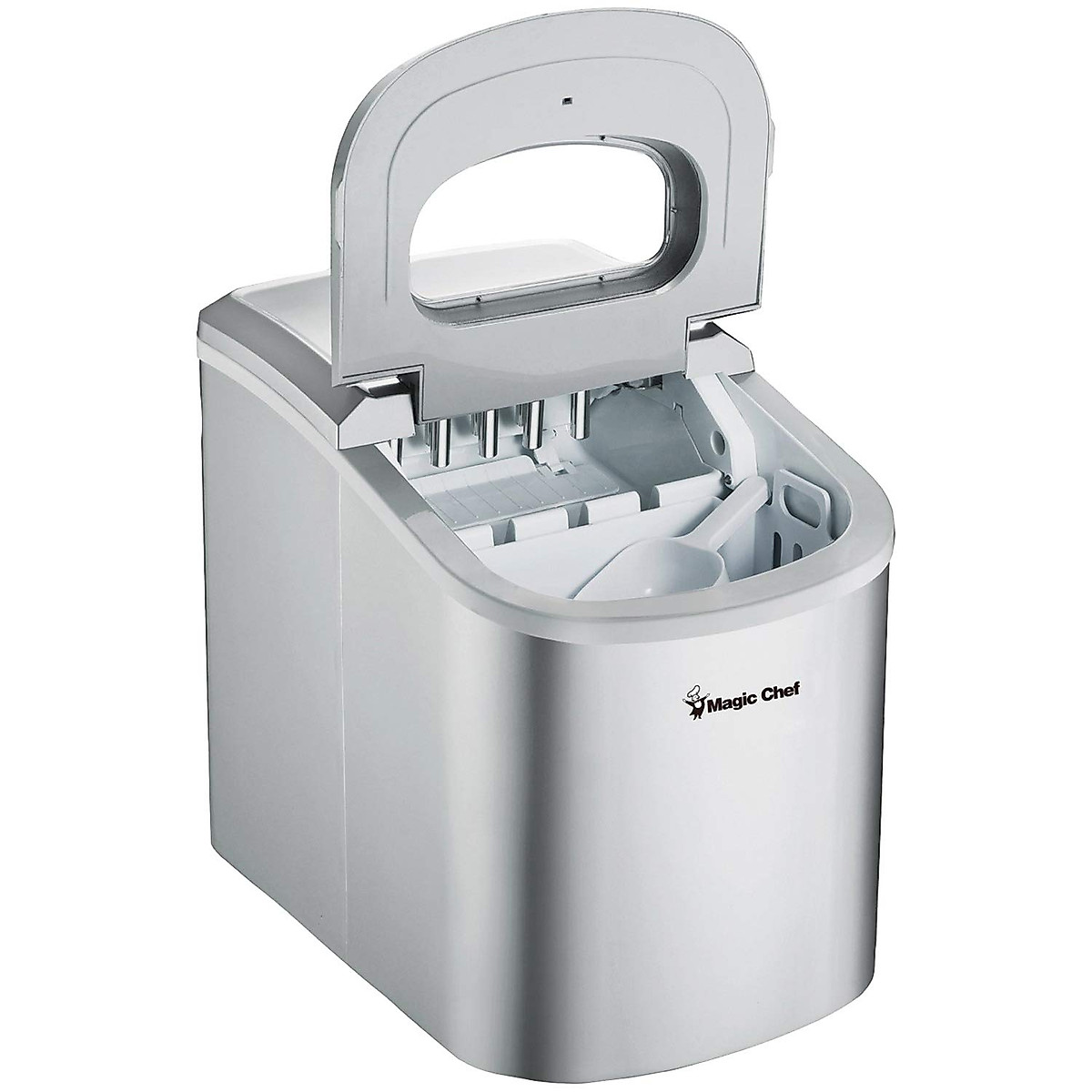 Magic Chef MCIM22SV 27Lb-Capacity Portable Ice Maker