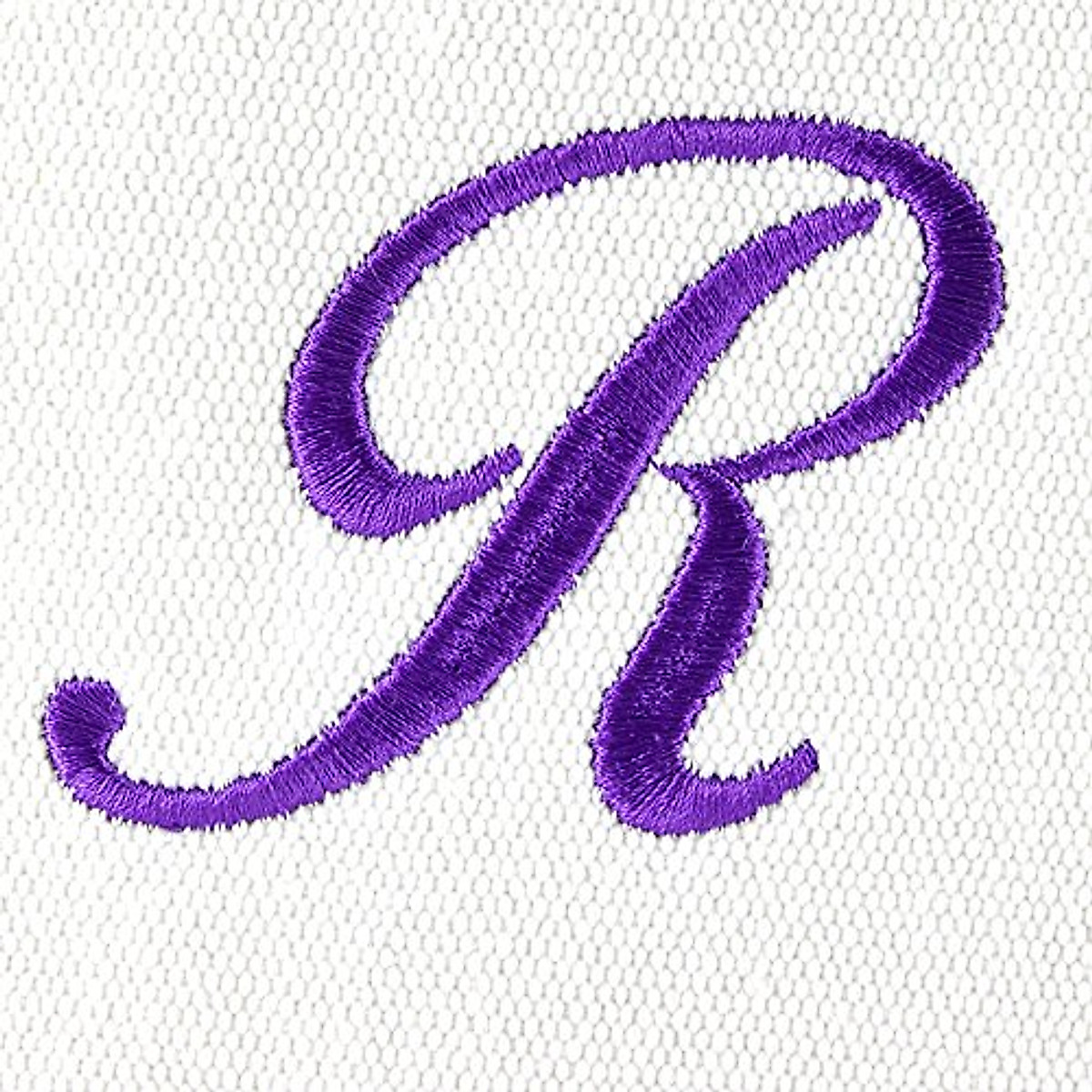 DALIX Monogrammed Beach Bag and Totes for Women Personalized Gifts Purple R