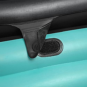 Bestway Hydro-Force Glacial Sport 9.43 Gallon Vinyl Inflatable Floating Cooler with Integrated Cupholders for Pools, Beaches, and Lakes, Teal