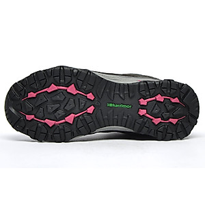 Karrimor Women's Isla Mid Ladies Weathertite High Rise Hiking Boots, Black C Pink, 9.5