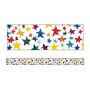 Carson Dellosa The World of Eric Carle Sparkling Stars Borders (108064)