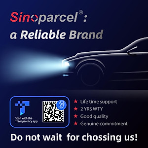 Sinoparcel D2S Xenon HID Headlight Bulbs - 8000K 35W High Low Beam 66240 85122UB 66040,etc Replacement Lights -2Yr WTY- Pack of 2