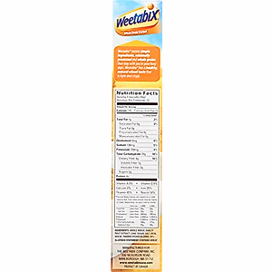 Weetabix Whole Grain Cereal Biscuits, Non-GMO Project Verified, Heart Healthy, Kosher, Vegan, 14 Oz Box