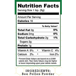 Stakich Bee Pollen powder (10 Pound)