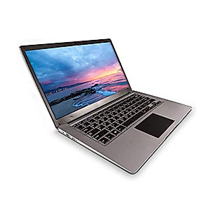 14.1" Full HD Windows Laptop PC (Windows 10, 4GB RAM, Dual Band 5GHz WiFi (2X WiFi Speeds), T90B Pro Model, Lapbook, Intel Quad-Core, USB 3.0, Bluetooth, Laptop Compute (64GB)