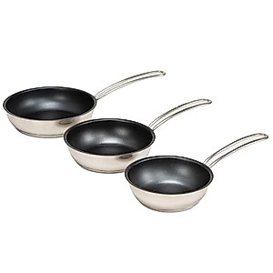 Küchenprofi Capri Stainless Steel Nonstick Mini Fry Pan/Skillet Perfect for Making 1 Egg, 5.5"