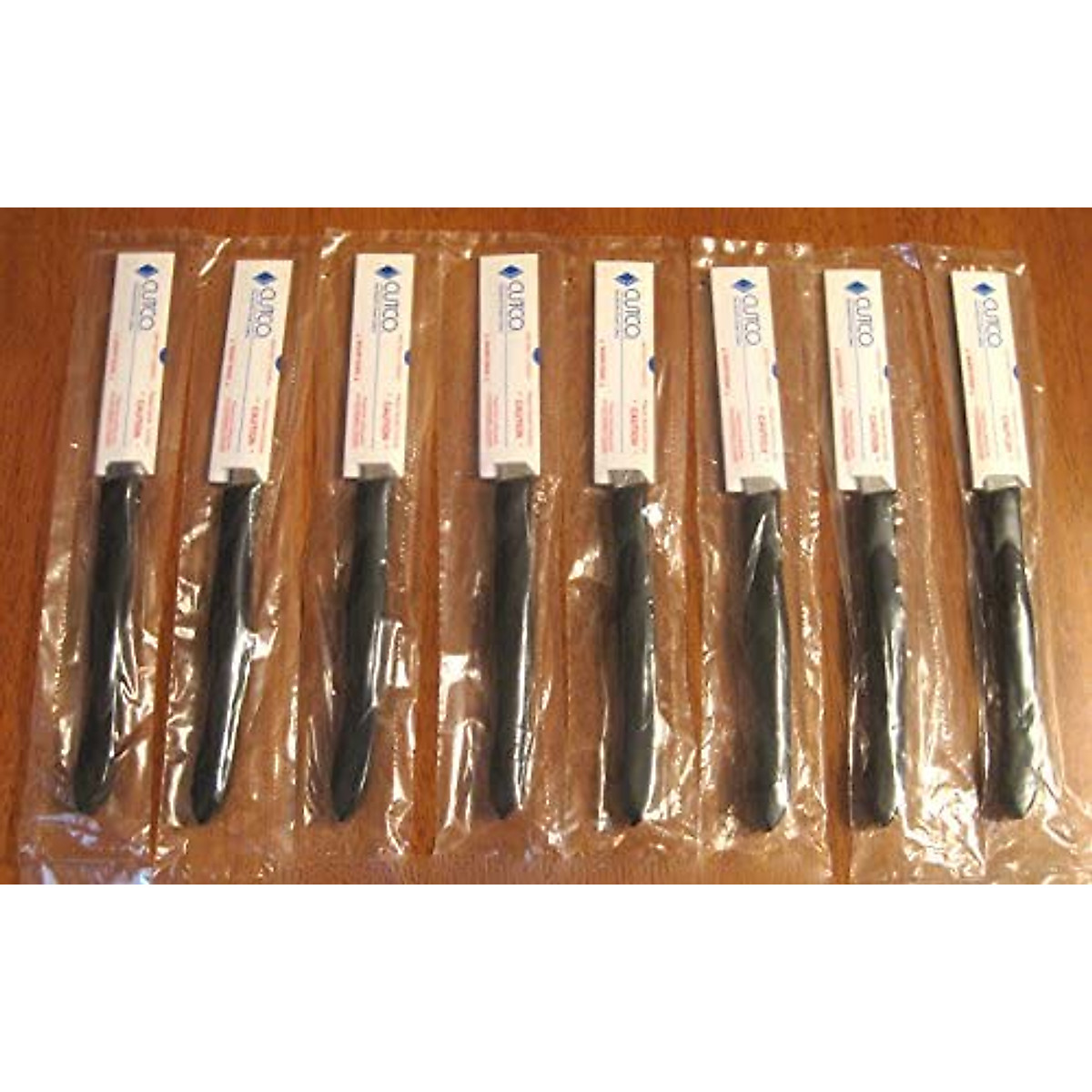 CUTCO Set of 8 Steak/Table Knives #1759 - Black
