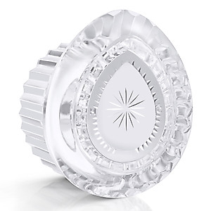 Enhon 1 Pc Replacement Knob Handle Kit Compatible with Moen 100710 Shower Handle, Shower Knob Replacement for Single Handle Bathroom Faucet Tub Shower Handle, Chrome Knob Insert