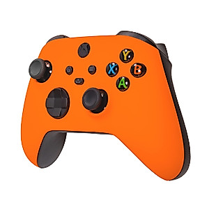 Xbox One Series X S Custom Soft Touch Controller - Soft Touch Feel, Added Grip, Neon Orange Color - Compatible with Xbox One, Series X, Series S